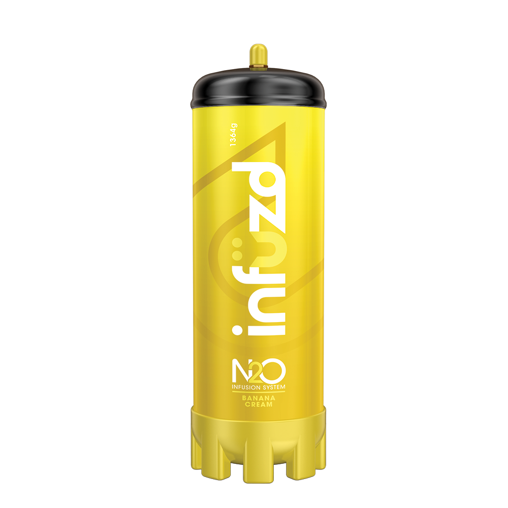Infüzd Banana Cream - 1364g Nitrous Oxide Cylinder – Infuzd Nitrous