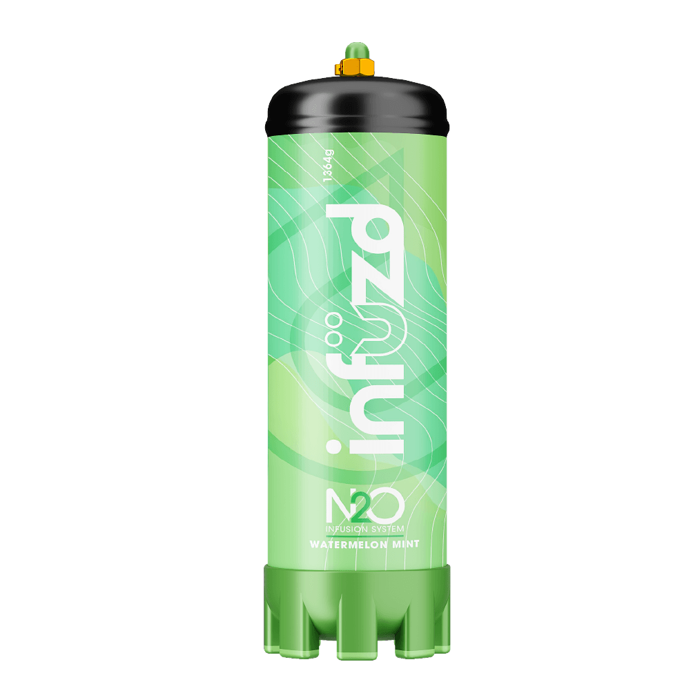 Infüzd Watermelon Mint - 1364g Nitrous Oxide Cylinder – Infuzd Nitrous